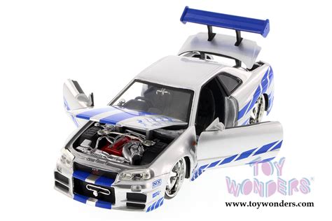 Jada Toys Fast Furious Brian S Nissan Skyline GT R Hard Top
