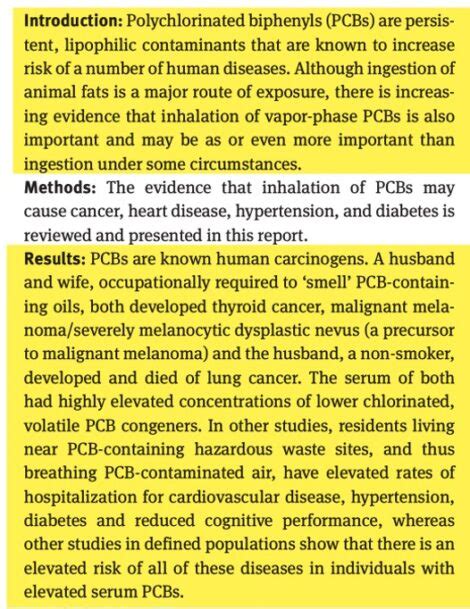 The Other Side Our Alarming Airborne Pcbs The Berkshire Edge