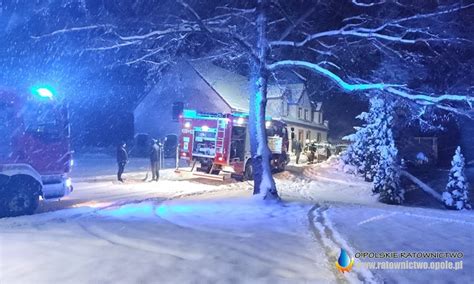 Pożar samochodu na jednej z posesji w Jasieniu O Polskie Ratownictwo