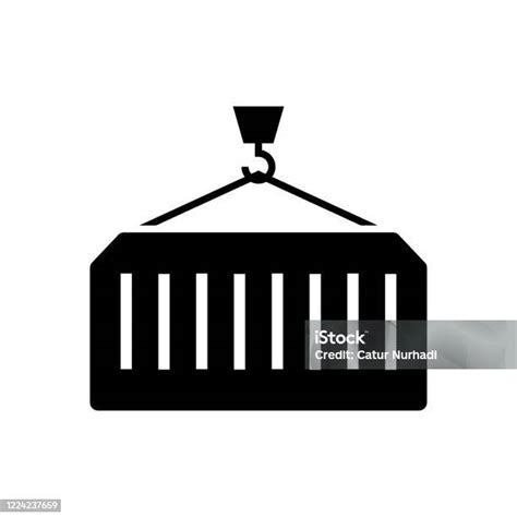貨物集裝箱圖示平面向量範本設計時尚向量圖形及更多乾淨圖片 乾淨 互聯網 包裝品 Istock