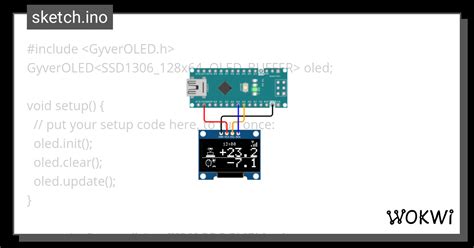 Oled Test Wokwi Esp32 Stm32 Arduino Simulator