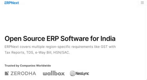 Erpnext Open Source Erp Software Multi User Free Trial And Download