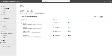 マルチテナント管理を使用してテナントmicrosoft Defender管理する Microsoft Defender Xdr