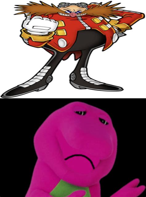 Doctor Eggman Vs Barney By Blonicforever2022 On Deviantart