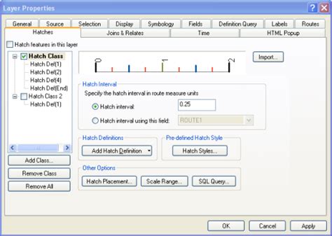 About Hatching Route Feature Classesarcmap Documentation