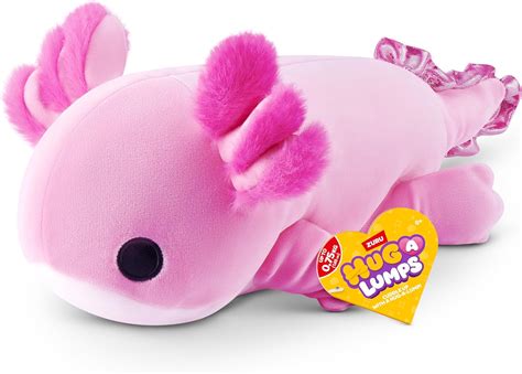 Hug A Lumps Love Collection Small Weighted Plush Axolotl