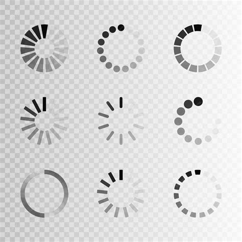 Premium Vector Super Set Different Load Icon Circle Website Buffer Loader Or Preloader