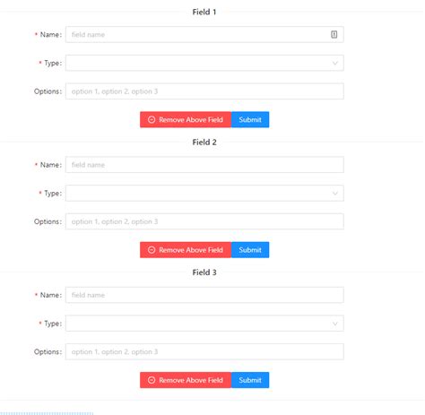 Reactjs Create A Separate Submit Button For Every Section In Antd Dynamic Field Stack Overflow