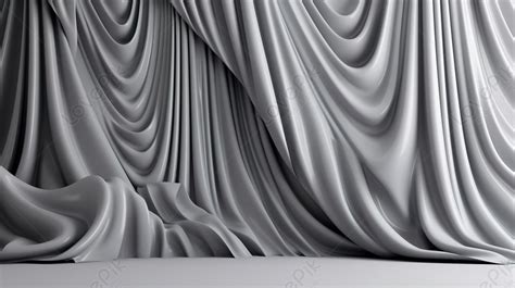 섬세한 주름 커튼과 소용돌이 3d 그림 및 렌더링을 갖춘 우아한 회색 배경 연약한 배경 소용돌이 배경 우아 배경 이미지 Hd 연약한 소용돌이 우아 배경 사진 무료