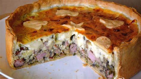 ЗАЛИВНОЙ ПИРОГ с Грибами Ветчиной и Сыром БЕСПОДОБНО ВКУСНЫЙ и очень
