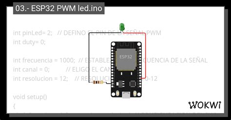 03 Esp32 Pwm O Copy Wokwi Esp32 Stm32 Arduino Simulator