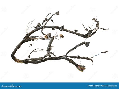 Wiring Harness With Insulation Of Corrugated Insulating Material Stock