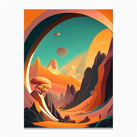 Parallax Comic Space Space Canvas Print By Outer Space Fy
