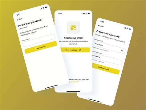Password Reset Screen By Ebenezer Omosuli On Dribbble