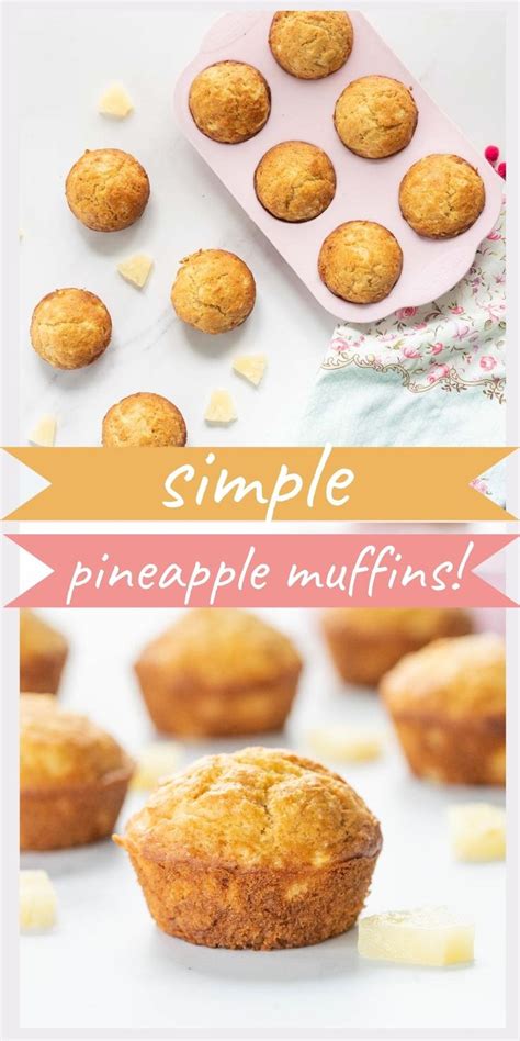 Crushed Pineapple Muffins Recipe Soft Muffins Recipe Pineapple