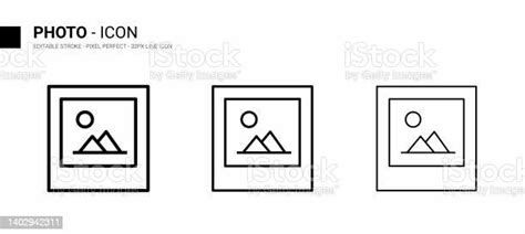 사진 라인 아이콘 디자인 편집 가능한 스트로크 픽셀 퍼펙트 스톡 일러스트레이션 사진 촬영 이미지 캡처에 대한 스톡 벡터 아트 및 기타 이미지 사진 촬영 이미지 캡처