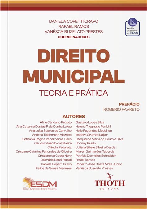 Editora Thoth Direito Municipal Teoria E Prática