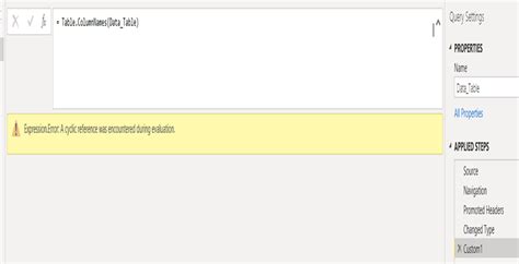 Solved Expressionerror A Cyclic Reference Was Encounter
