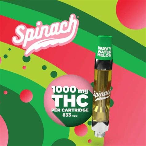 Spinach Wavy Watermelon Vape Cartridge 12g