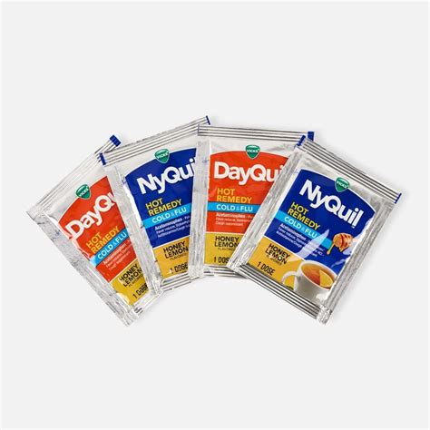 Fsa Eligible Vicks Dayquil And Nyquil Hot Remedy Cold And Flu Dissolvable