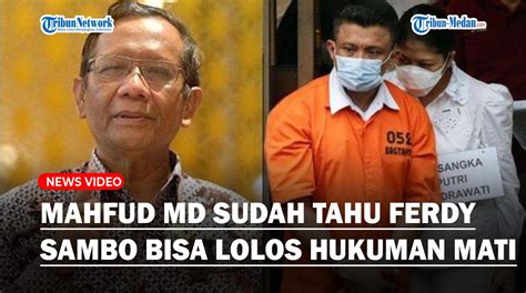 Reaksi Mahfud Md Ma Anulir Vonis Mati Ferdy Sambo Jangan Ada Lagi