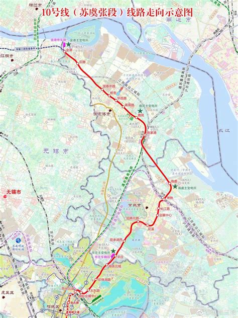 苏州官宣：可以坐地铁去无锡机场啦！苏南线路苏锡