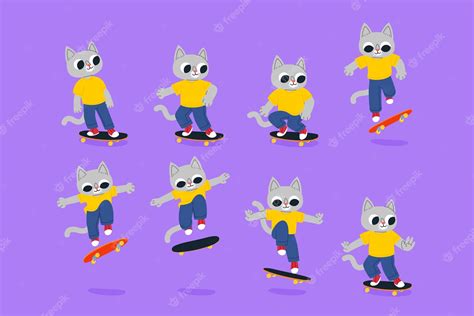 Premium Vector Hand Drawn Animation Frames Element Collection