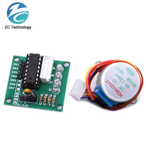 1set 28byj 48 5v 4 Phase Stepper Motor Driver Board Uln2003 For Arduino 1 X Stepper Motor 1x