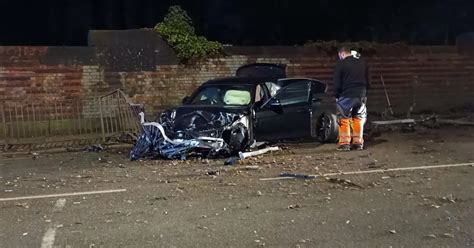Kings Heath Crash Drama As Car Ploughs Into Wall In Early Hours Of