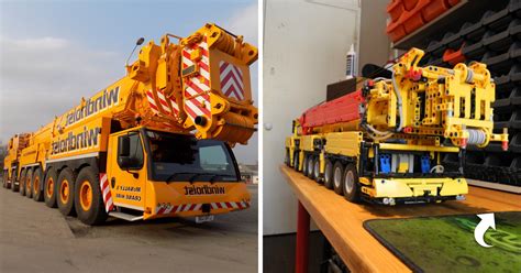 Lego Liebherr LTM 1750 самоделка Пикабу