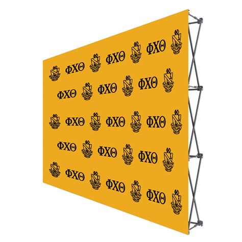 Phi Chi Theta Fraternity Step And Repeat Backdrops
