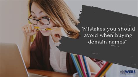Mistakes You Should Avoid When Buying Domain Names