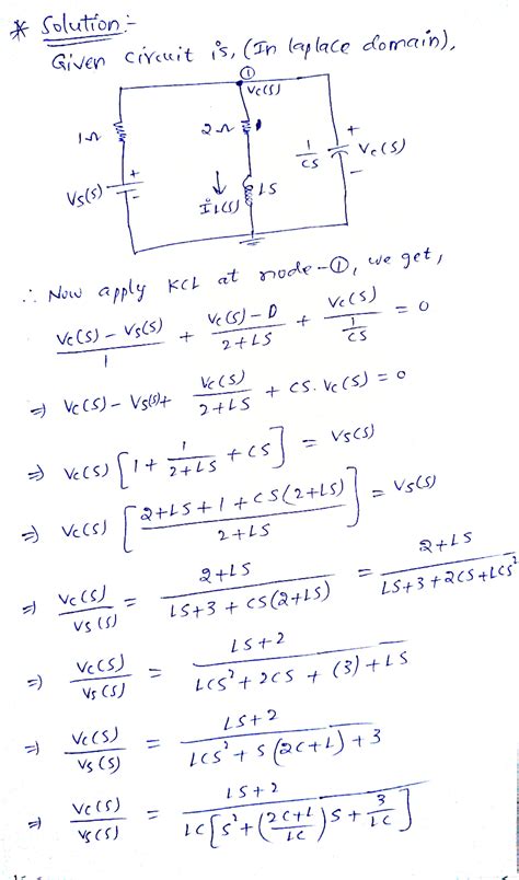 Solved Find The Characteristic Equation And Its Roots For The