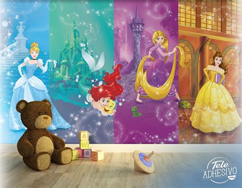 Fotomural 4 Princesas Disney