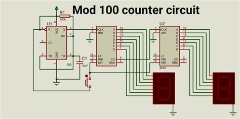 Digital Counter Circuit Diagram Wiring Flow Line