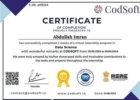abdullah mir on linkedin datascience machinelearning internship careergrowth…