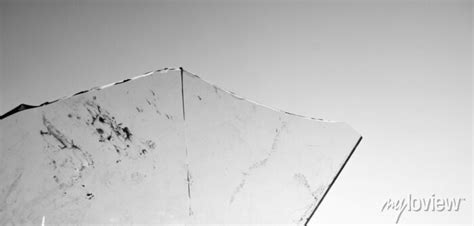 Broken Glass Cracks Bullet Marks On Glass High Resolution Posters