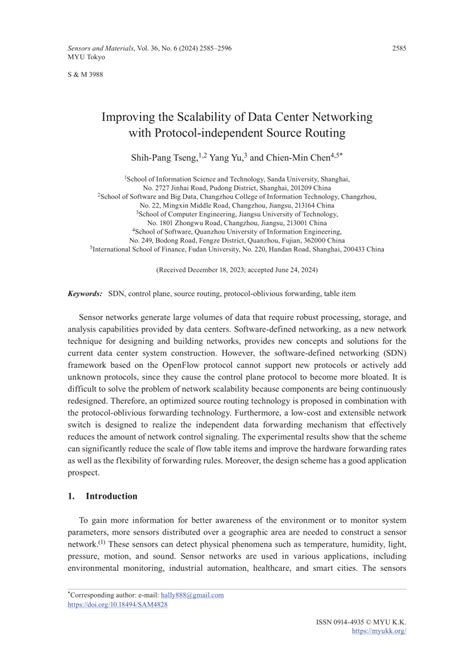 PDF Improving The Scalability Of Data Center Networking With Protocol