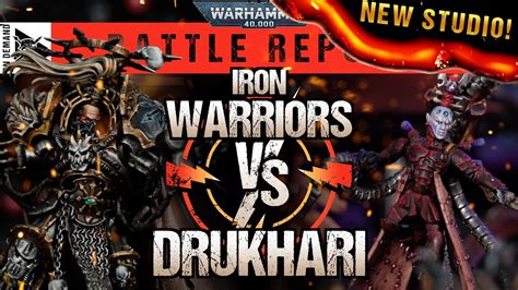 Iron Warriors Vs Drukhari Warhammer 40 000 Battle Report Tabletop