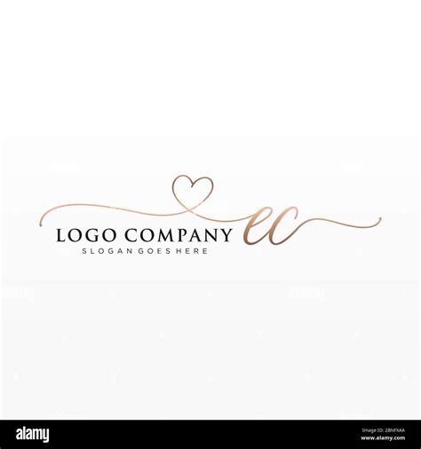 Ec Initials Logo Stock Vector Images Alamy
