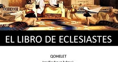 UNA LLAMADA A LA ENTREGA Eclesiastés la introducción
