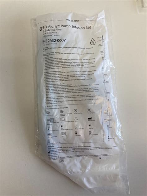 4 Bd Alaris Pump Infusion Sets For Sale