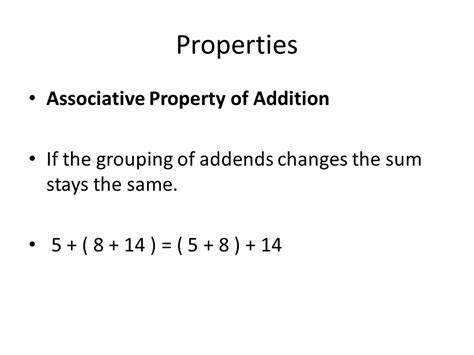 Associative Property Problems