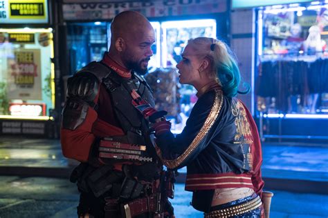 Photos Will Smith Margot Robbie And Jared Leto Talk Suicide Squad