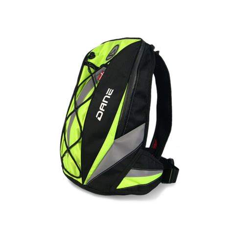 Dane Neon Backpack Black Yellow