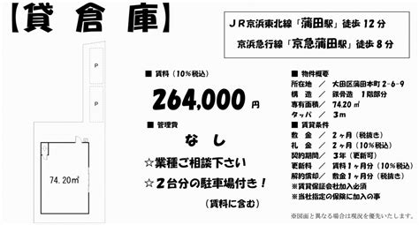 東京都大田区蒲田本町2 6 9 蒲田 貸倉庫の貸し倉庫・工場・貸し土地テナントsnap 45701