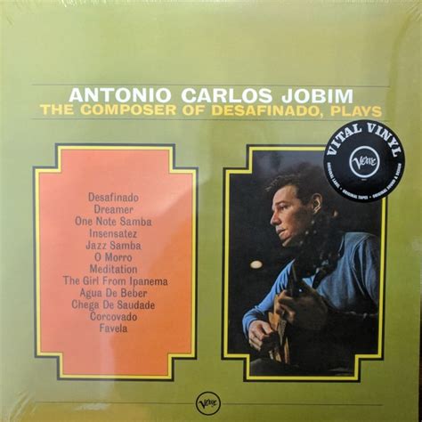 Antonio Carlos Jobim Composer Of Desafinado Plays Lp Vinyl Brand New