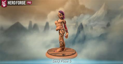 Sexy Pose 5 Made With Hero Forge