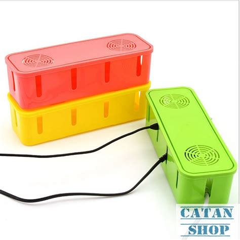 Combo 2 Hộp đựng ổ Cắm điện Nhựa Hộp Dây điện An Toàn Cho Bé Có Lỗ