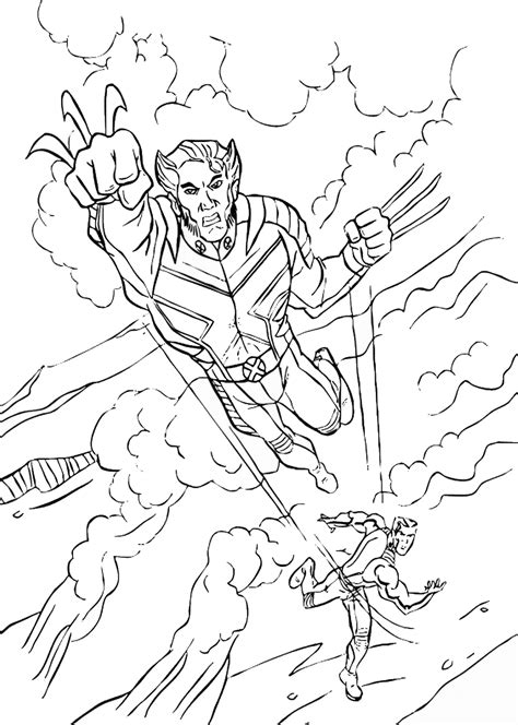 Wolverine And The X Men Coloring Pages